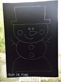 Blog Hoppin': Snowman Fine Motor Activity