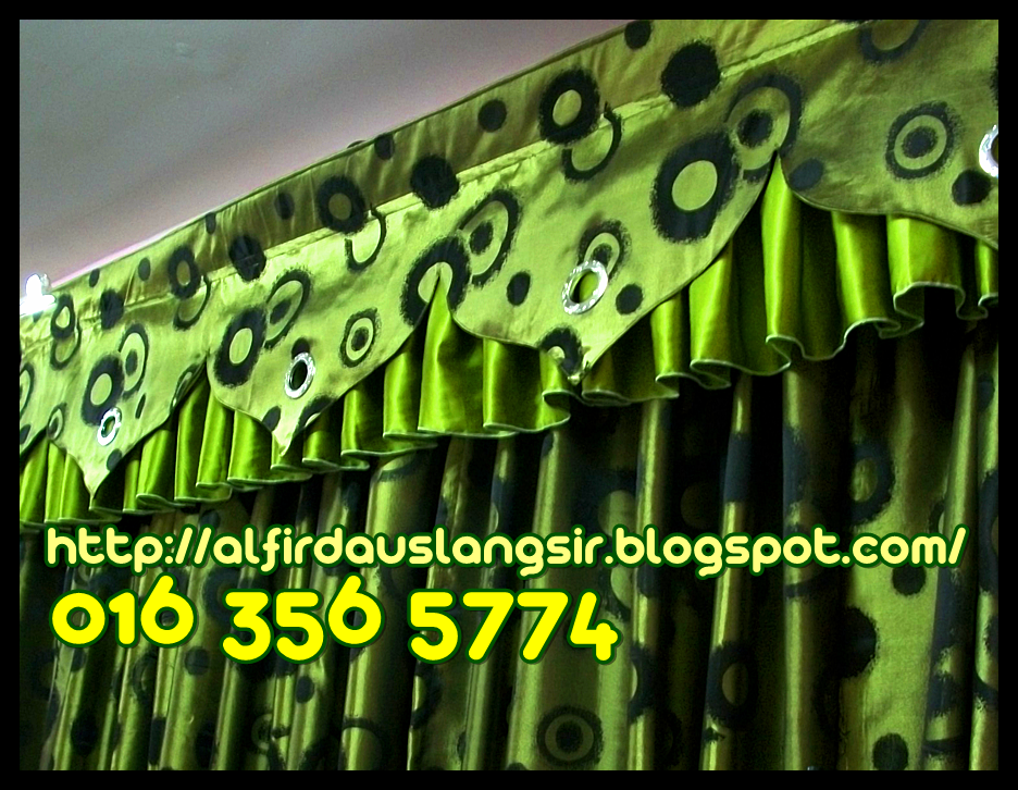 Langsir Al-Firdaus : Kepala/kerning Langsir