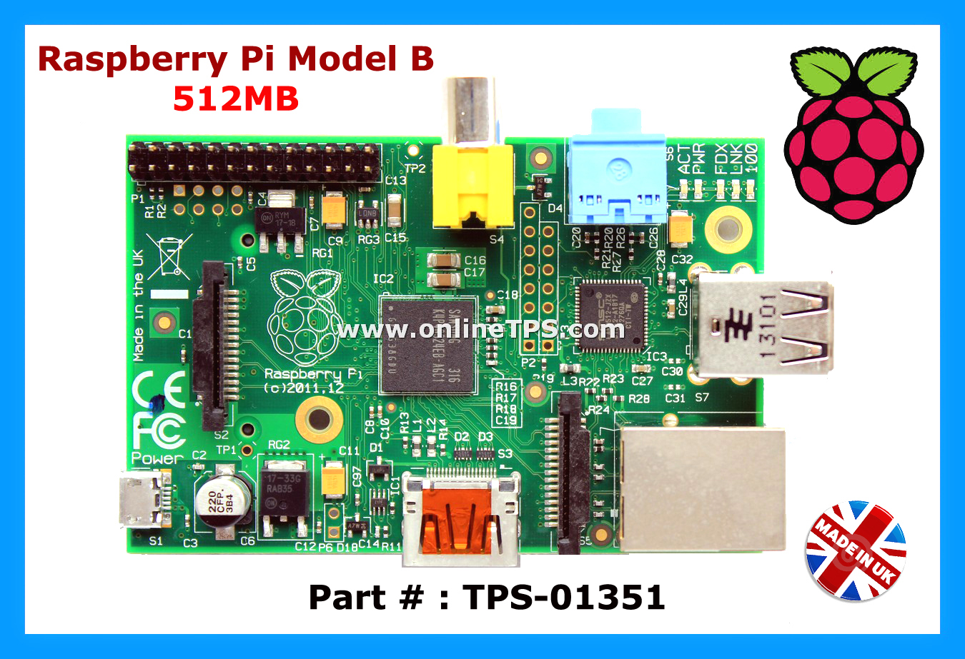 Tested Ok Projects: Where to Buy Raspberry Pi Model B‎ in India