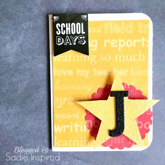 Sadie Inspired: Back to School 3x4 Lunch Notes