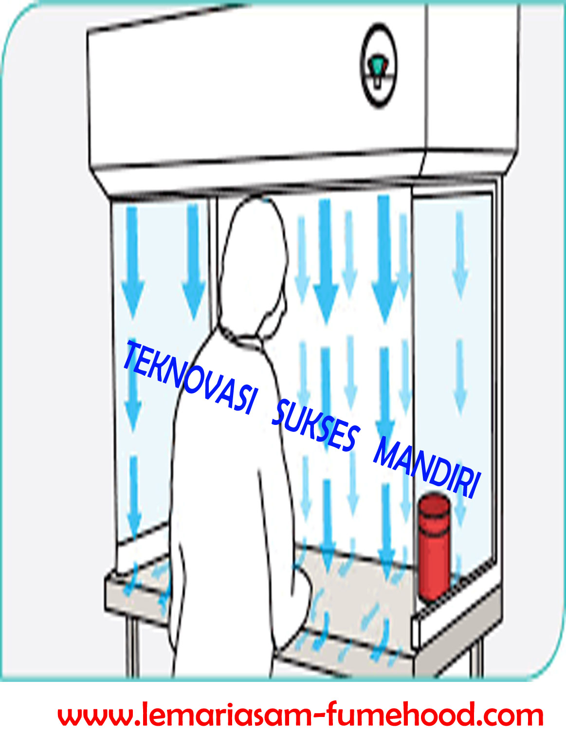LEMARI ASAM | FUME HOOD | LAMINAR AIR FLOW | BIOSAFETY CABINET ...