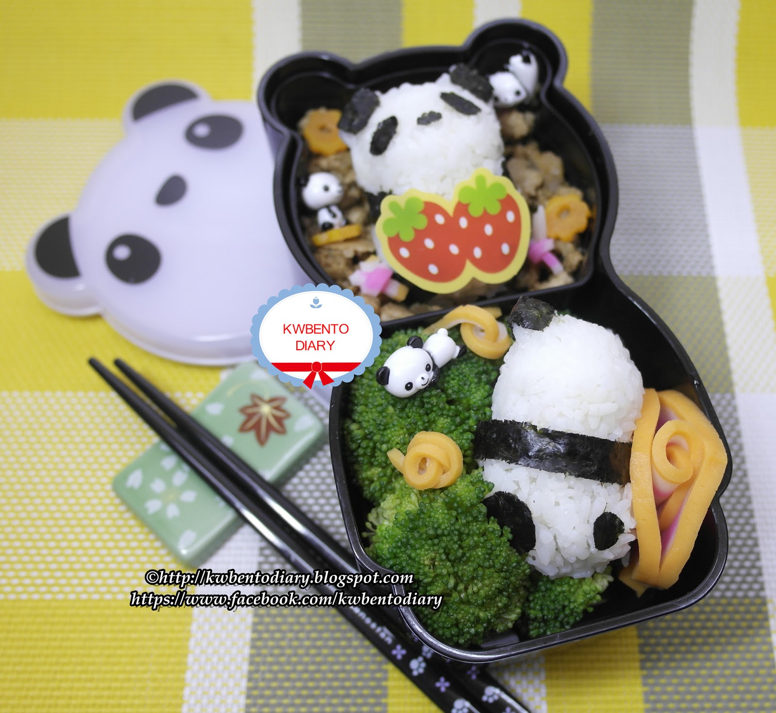 Karenwee's Bento Diary: Bento#May02~Panda so sleepy Zzzz.....