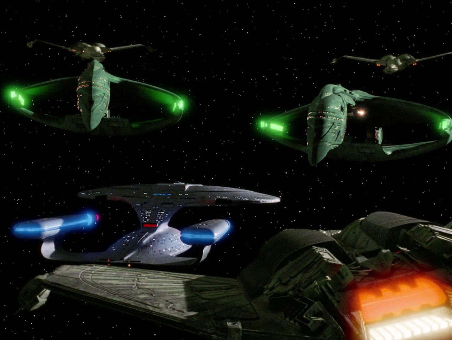 Guia de naves estelares: Dimensiones del pájaro de presa klingon