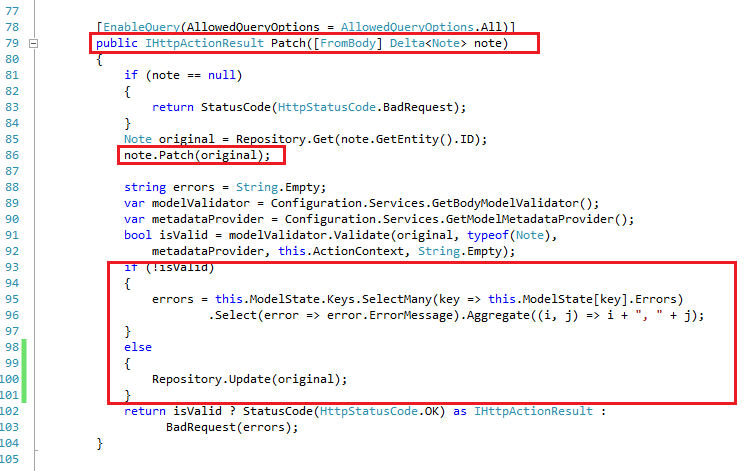 The Aspnet Mvc Club Create An Ajax Web Client For Odata Web Api Restful Service Patch Json 2001