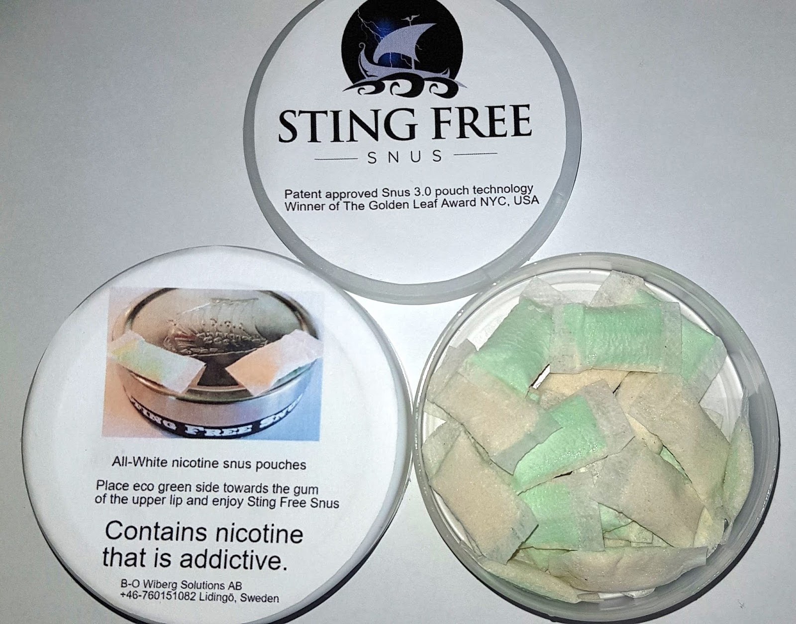 Sting Free Snus Receives US and EU Patent Approvals. 2 September 2020.