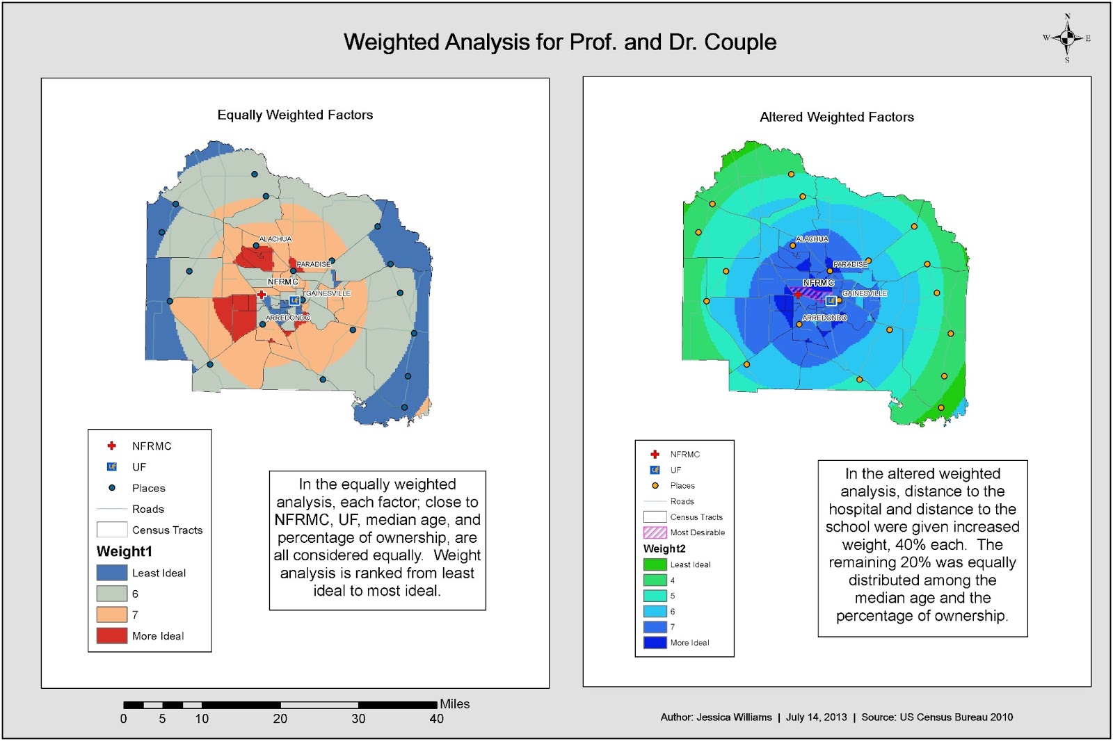 UWF online GIS blog: Location Decisions: Homing in on Alachua County