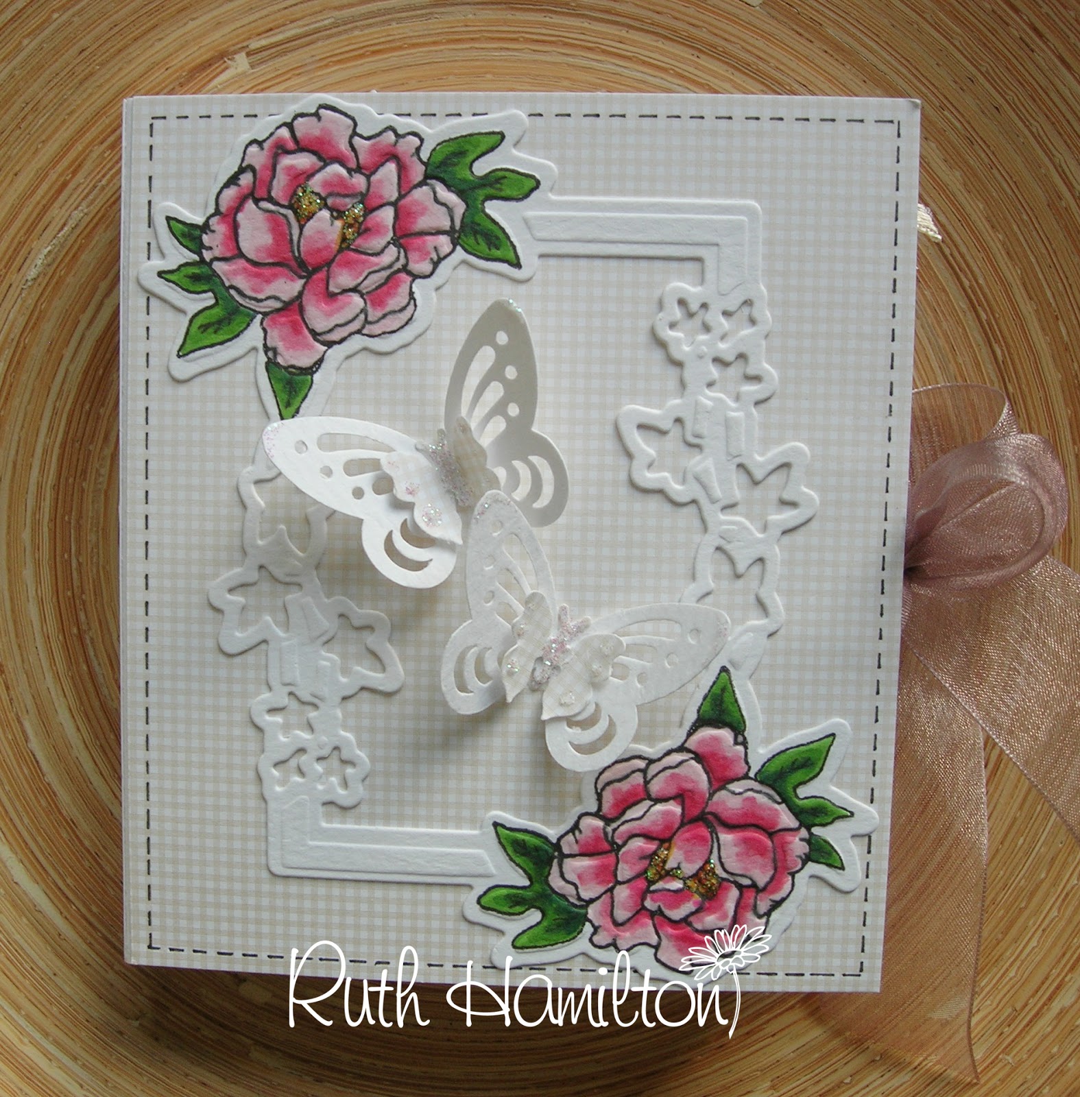 A Passion For Cards: Peony Book Card