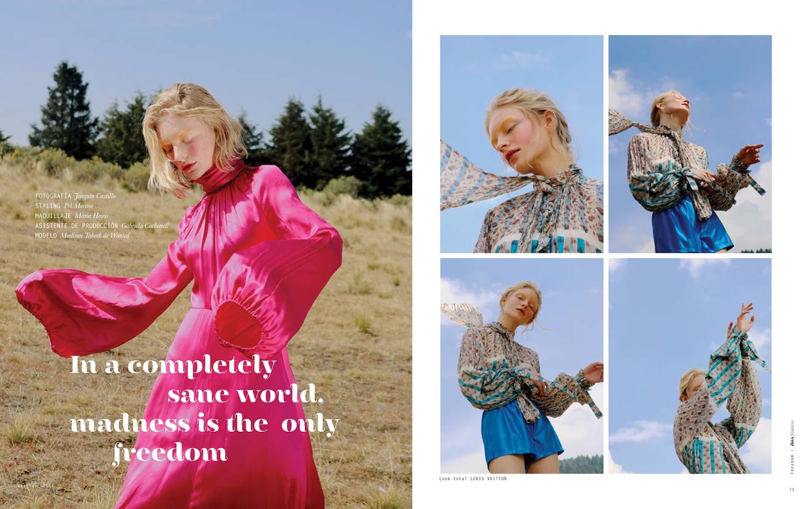 MADISON TABEEK / DNA MAGAZINE COVER, MARCH 2018 - WANTED Model Management