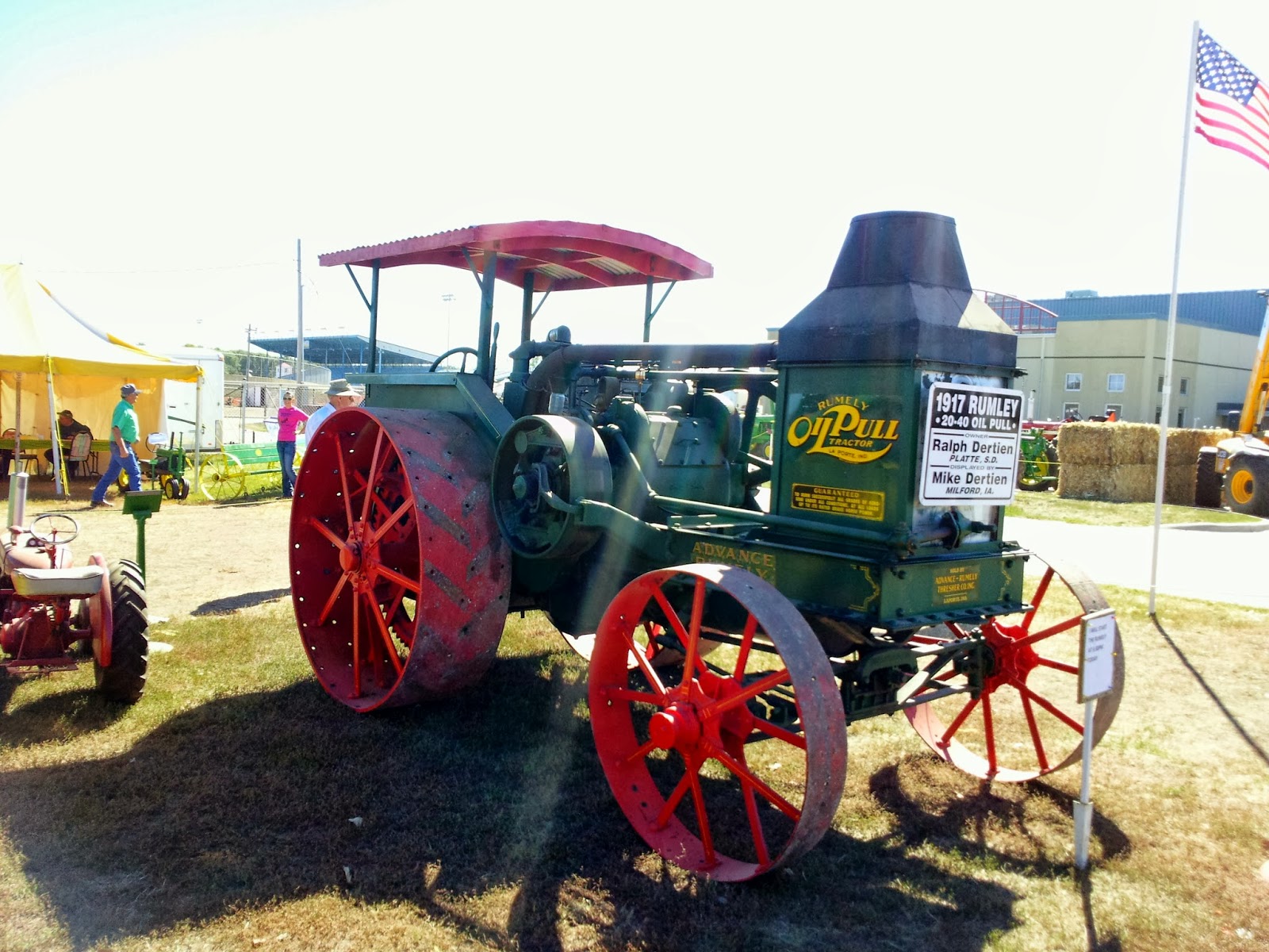 History and Culture by Bicycle: Clay County Fair: Vintage Tractors ...
