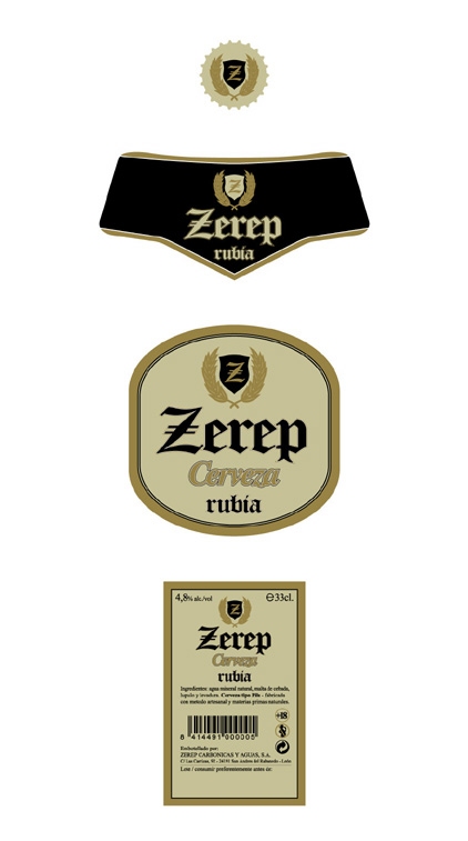 Logical estudio creativo: ZEREP CERVEZA RUBIA