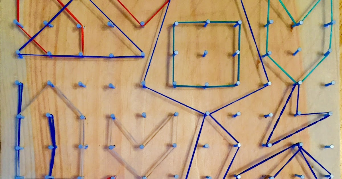 GEOPLANO Y FIGURAS GEOMÉTRICAS