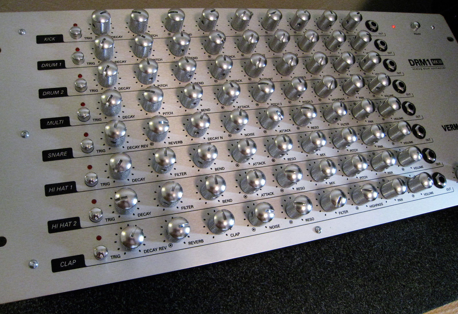 MATRIXSYNTH: Vermona DRM1 MKIII Deluxe Analog Drum Synthesizer with ...