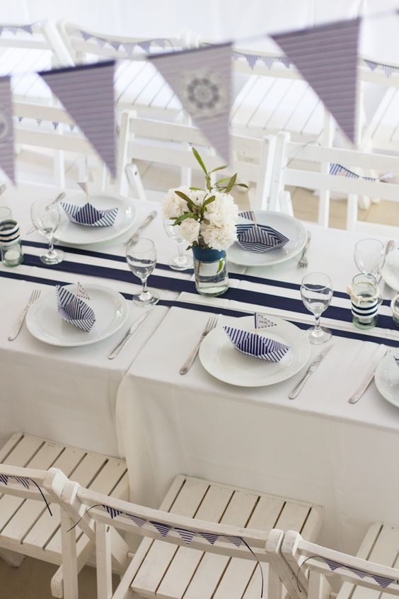 Nautical Table Settings & Masalarda Denizci Teması - USTA GİREMEZ