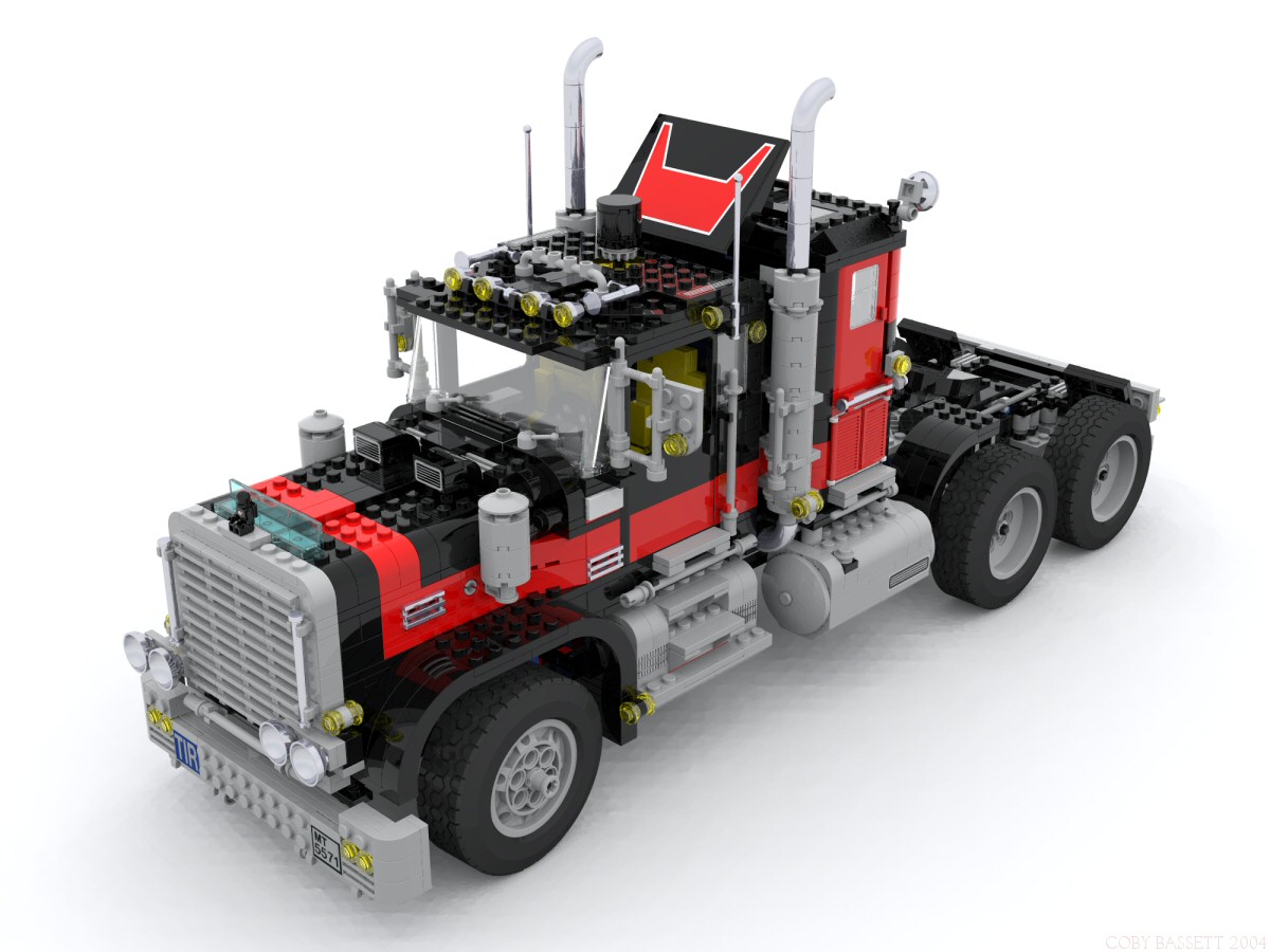 Ray-Traced Lego Mania: 5571 - Black Cat