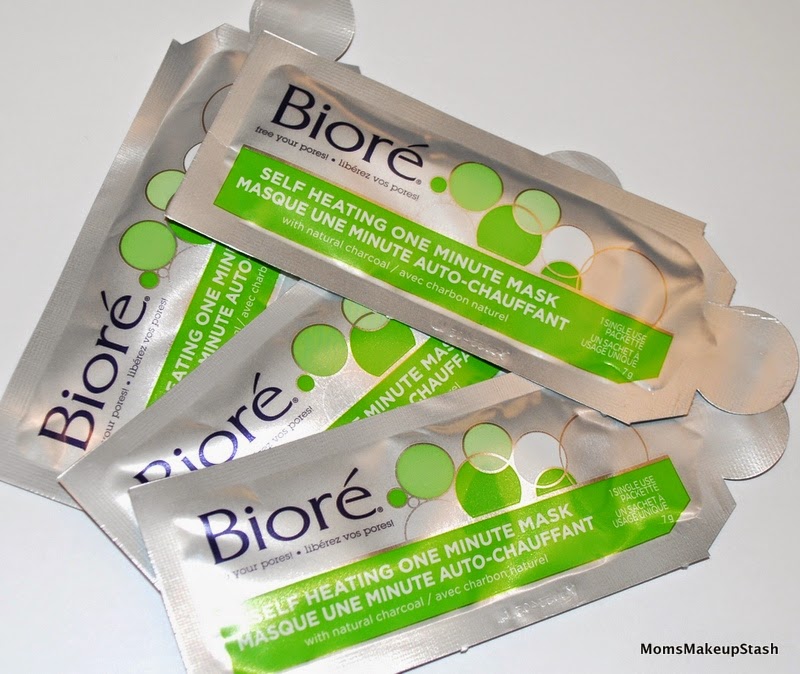NEW: Biore Self-Heating One-Minute Mask, Deep Pore Charcoal Cleanser ...