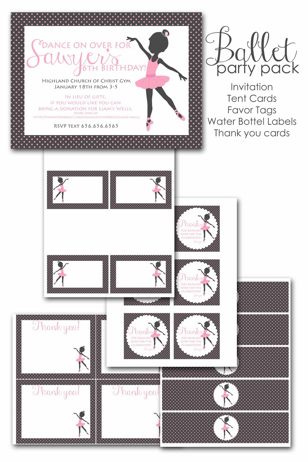 snowbird design: Ballet Party Pack