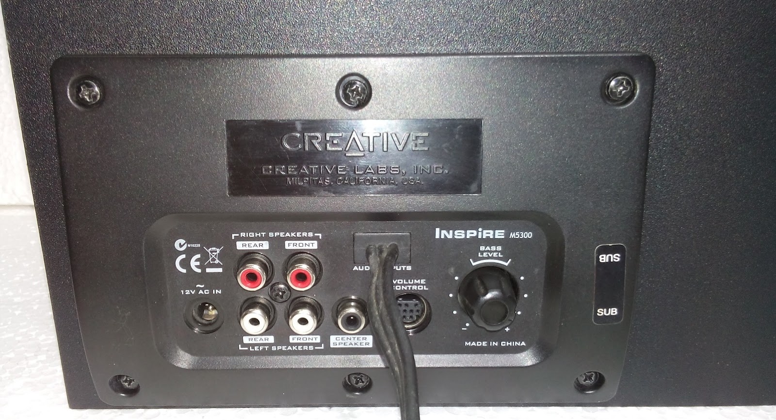 BARANG BARANG ELEKTRIK TERPAKAI DAN RARE: Speaker & Subwoofer CREATIVE ...