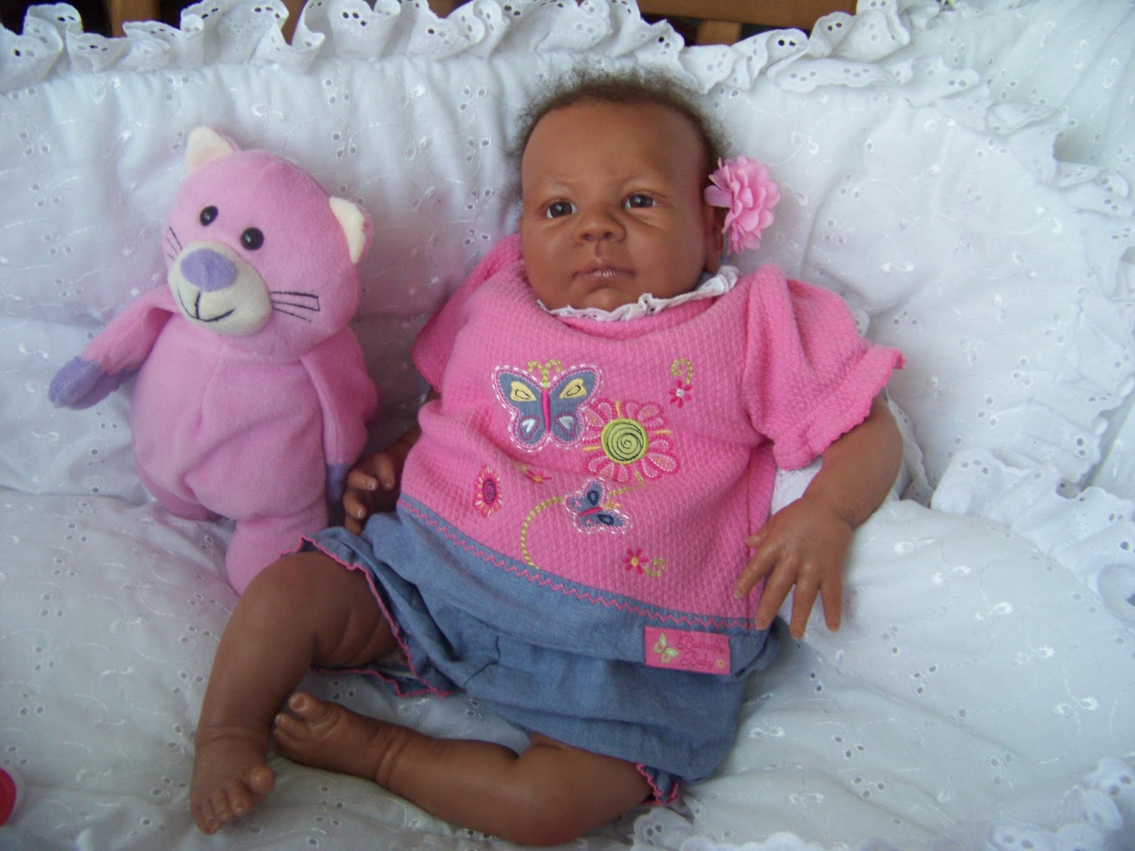 Crafty Kat: Reborn baby, first biracial baby, Jada