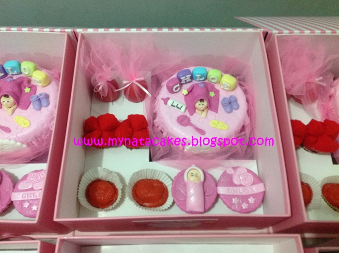 Mynata Cakes: baby One month cake / Manye cake for Chloe