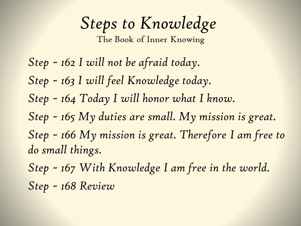 Steps to Knowledge: The Book of Inner Knowing ~ Spiritual Practices ...