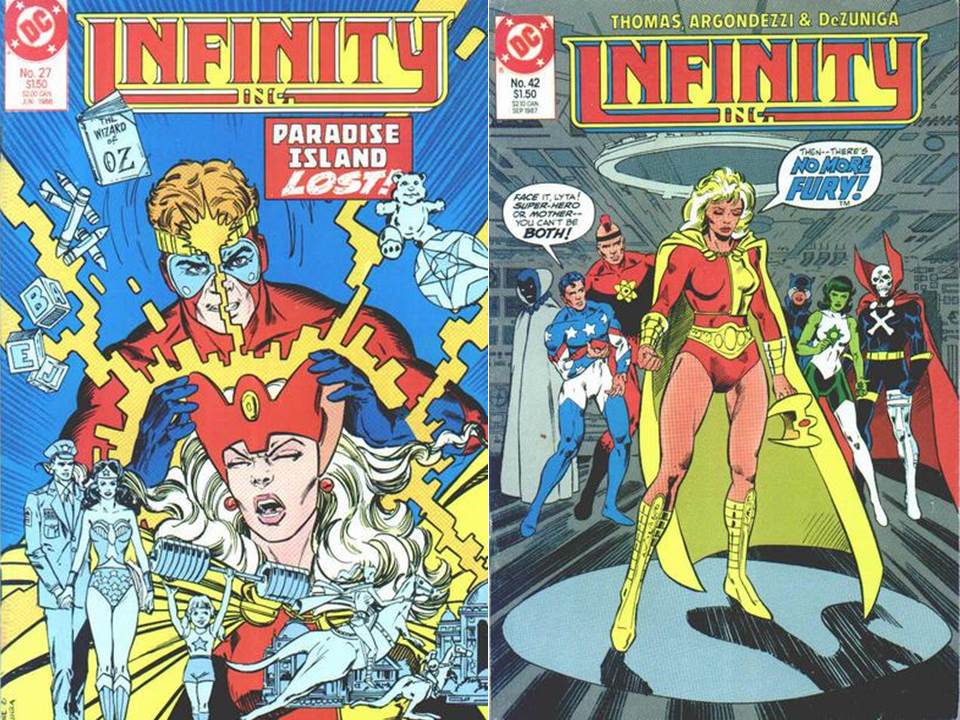 Dave's Comic Heroes Blog: Charter Members of Infinity, Inc. Part 1