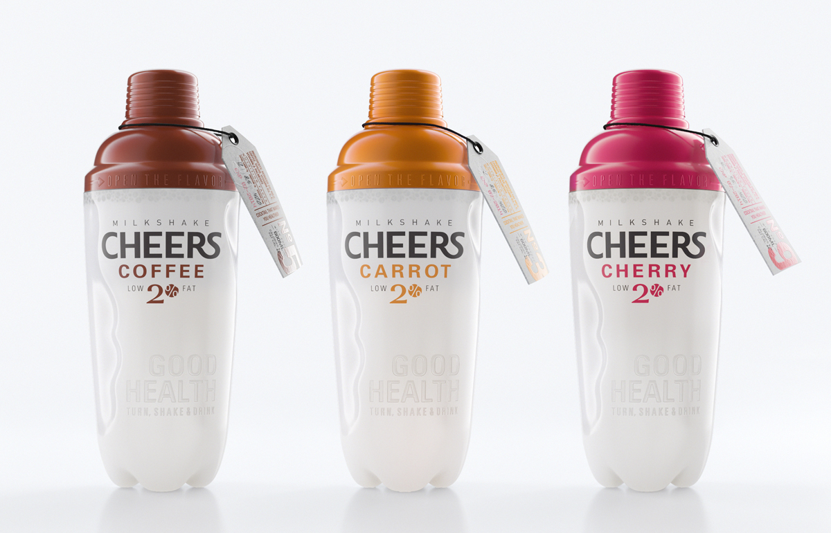 Cheers Milkshake (Concept) on Packaging of the World - Creative Package ...