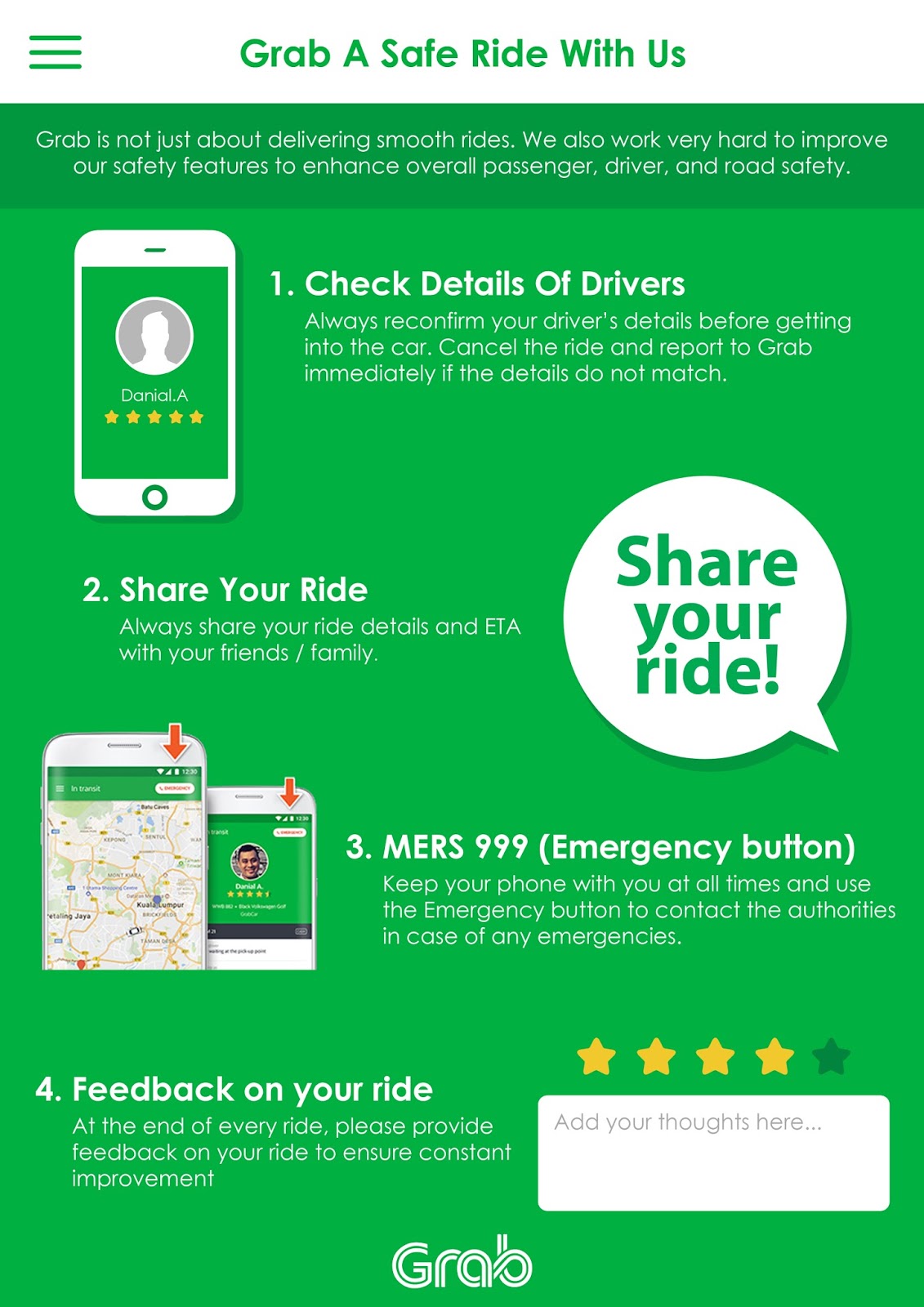 Motoring-Malaysia: Ride Sharing: Tips from GRAB Malaysia on How To Ride ...