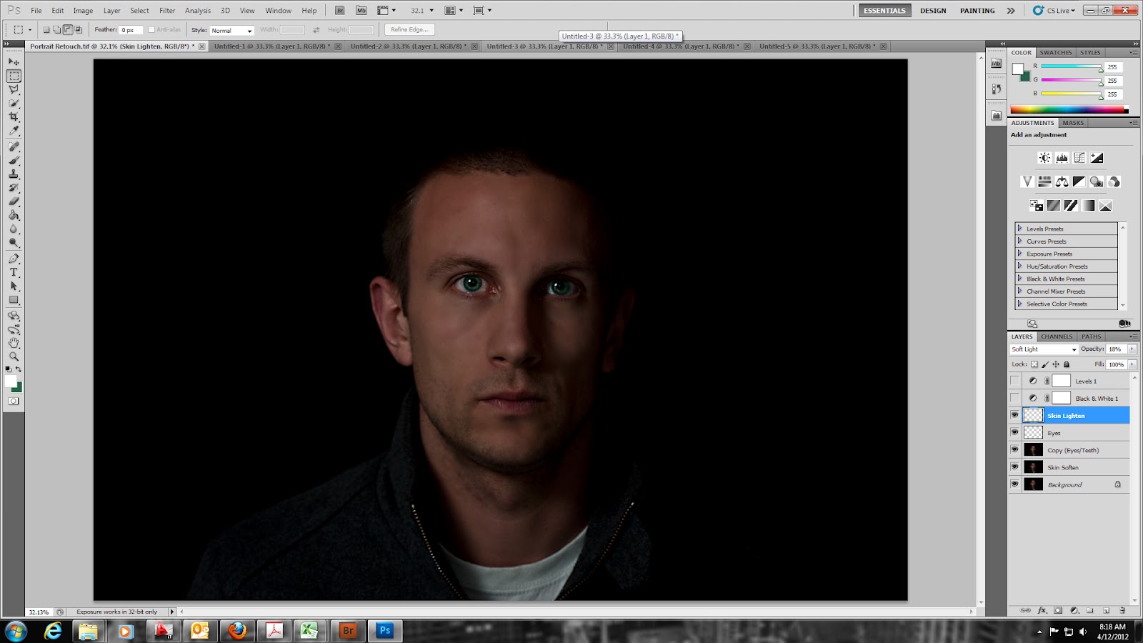 Portrait Retouching Tutorial - ChristopherF Photography