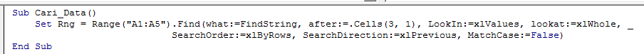 Metode Find Vba Macro Excel Untuk Multiple Pencarian Pada Range Excel Agung Tutorial