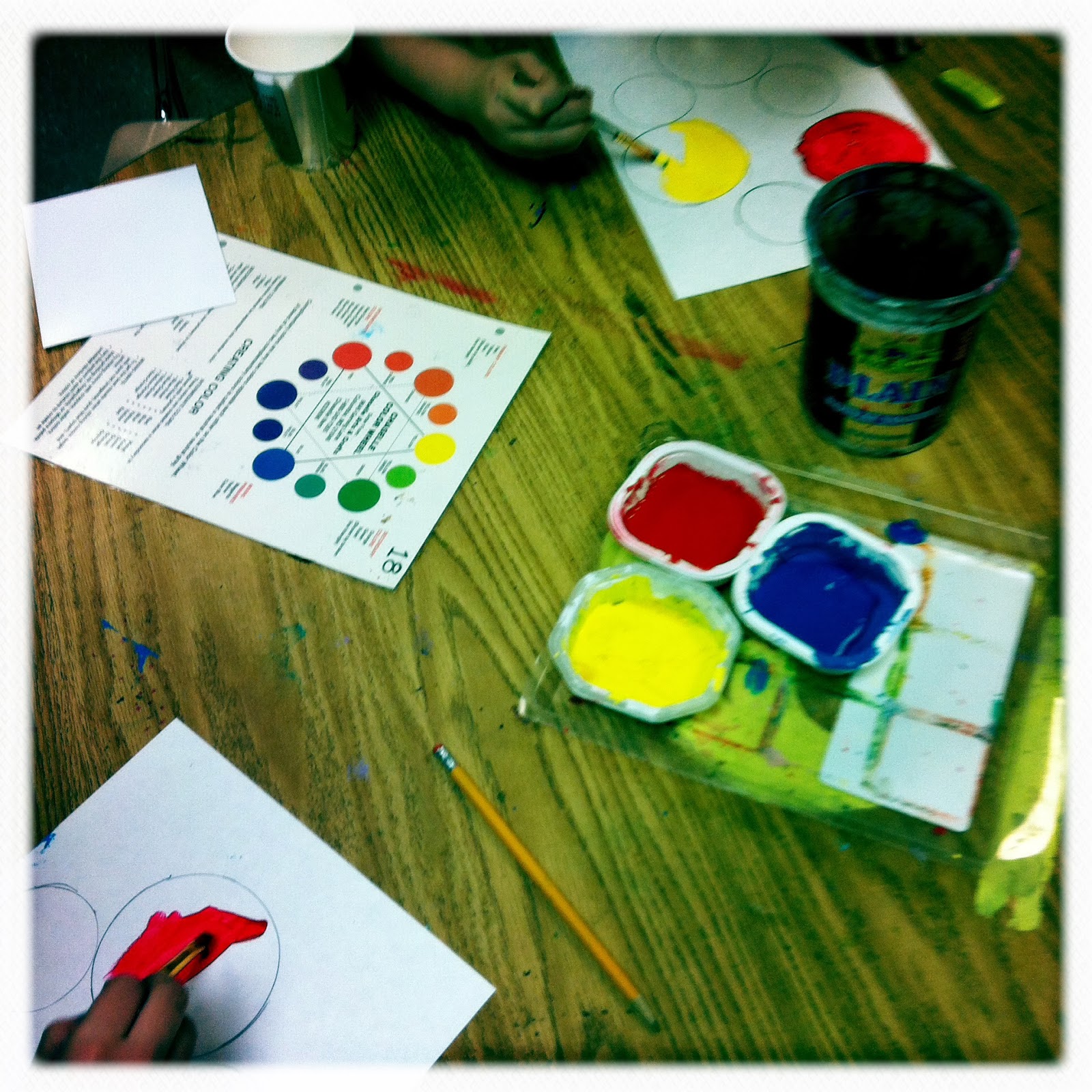ChumleyScobey Art Room: Color Mixing with 3rd Grade
