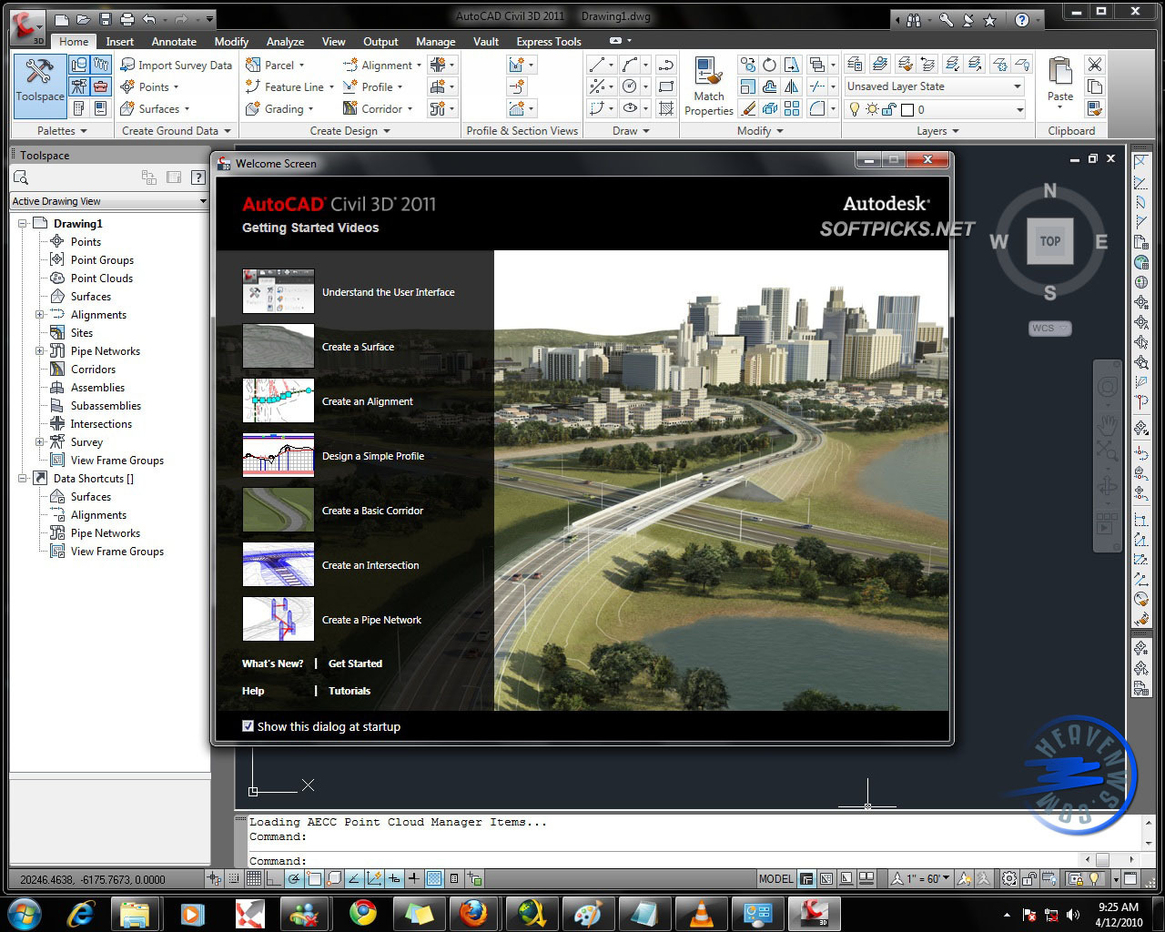 TUTORIALES INGENIERIA CIVIL: Tutorial Clase 04 AutoCAD CIVIL 3D 2011