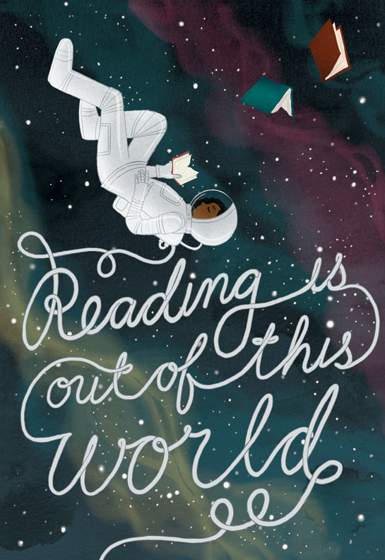 ArtGhost: Reading is out of this world