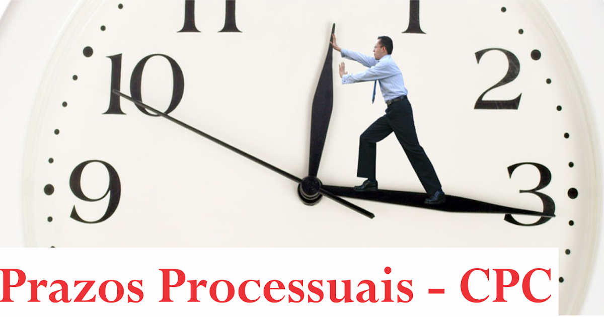 PASSEI EM DIREITO: PRAZOS PROCESSUAIS.