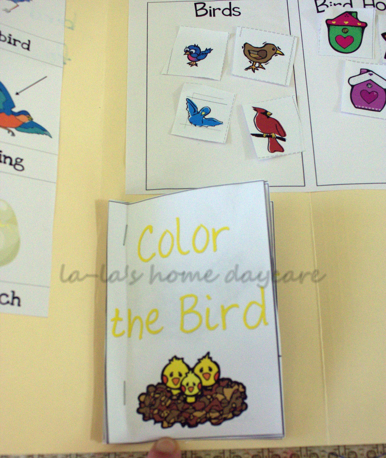 La-La's Home Daycare: Spring Theme | Bird Unit