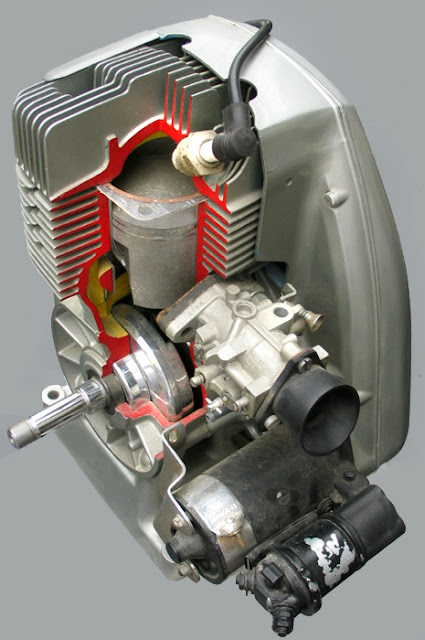 Progress is fine, but it's gone on for too long.: Rotax engine cutaway