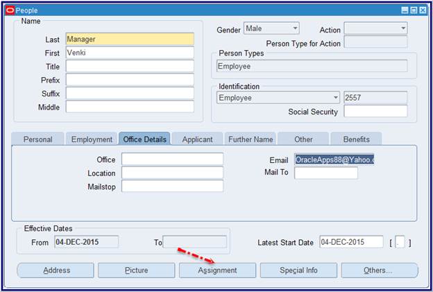 Oracle Applications: Creating a Supplier with Employee through Expense ...