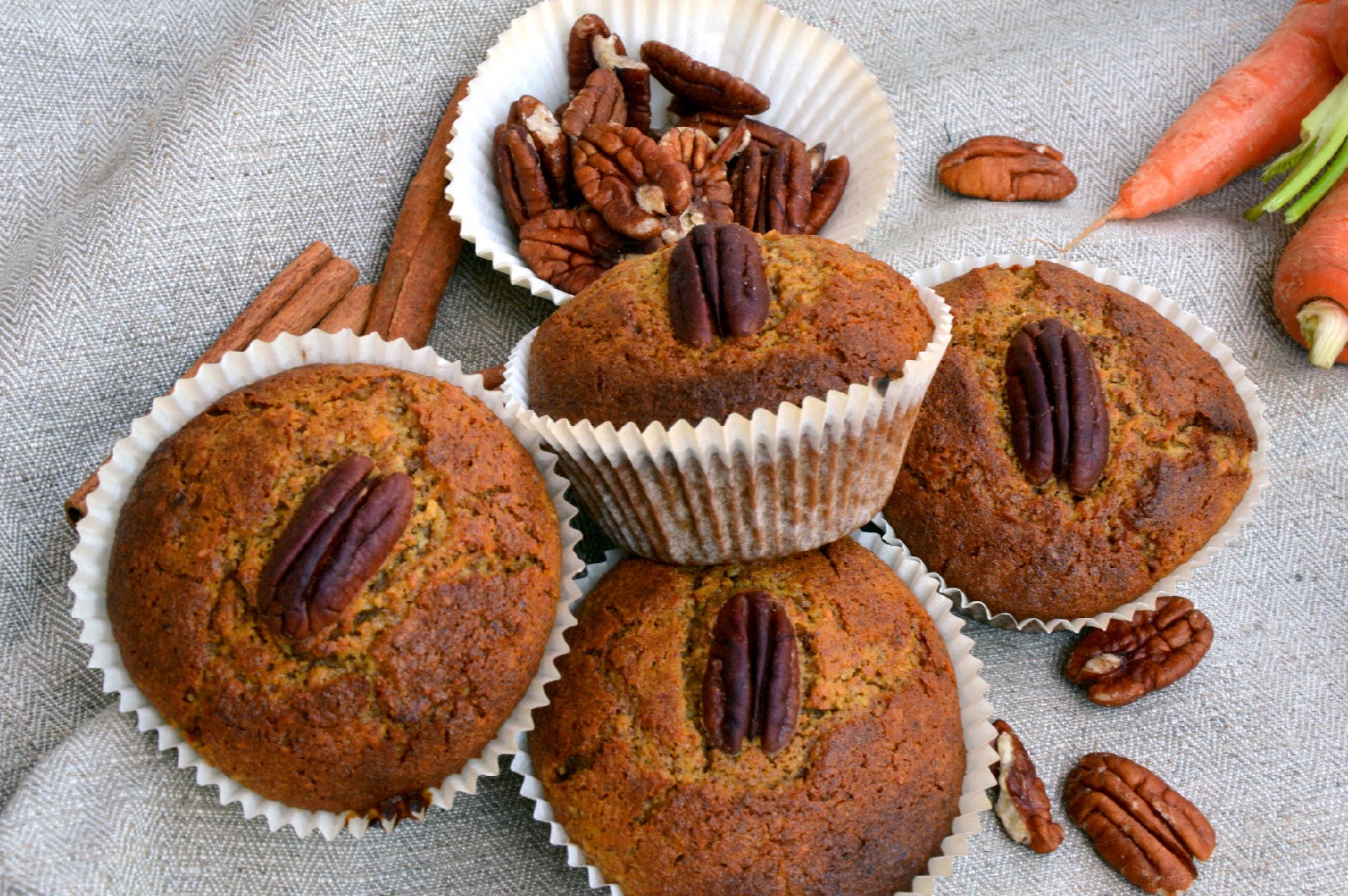 Mrkvové muffiny (bez lepku a laktózy) - snadnejidlo