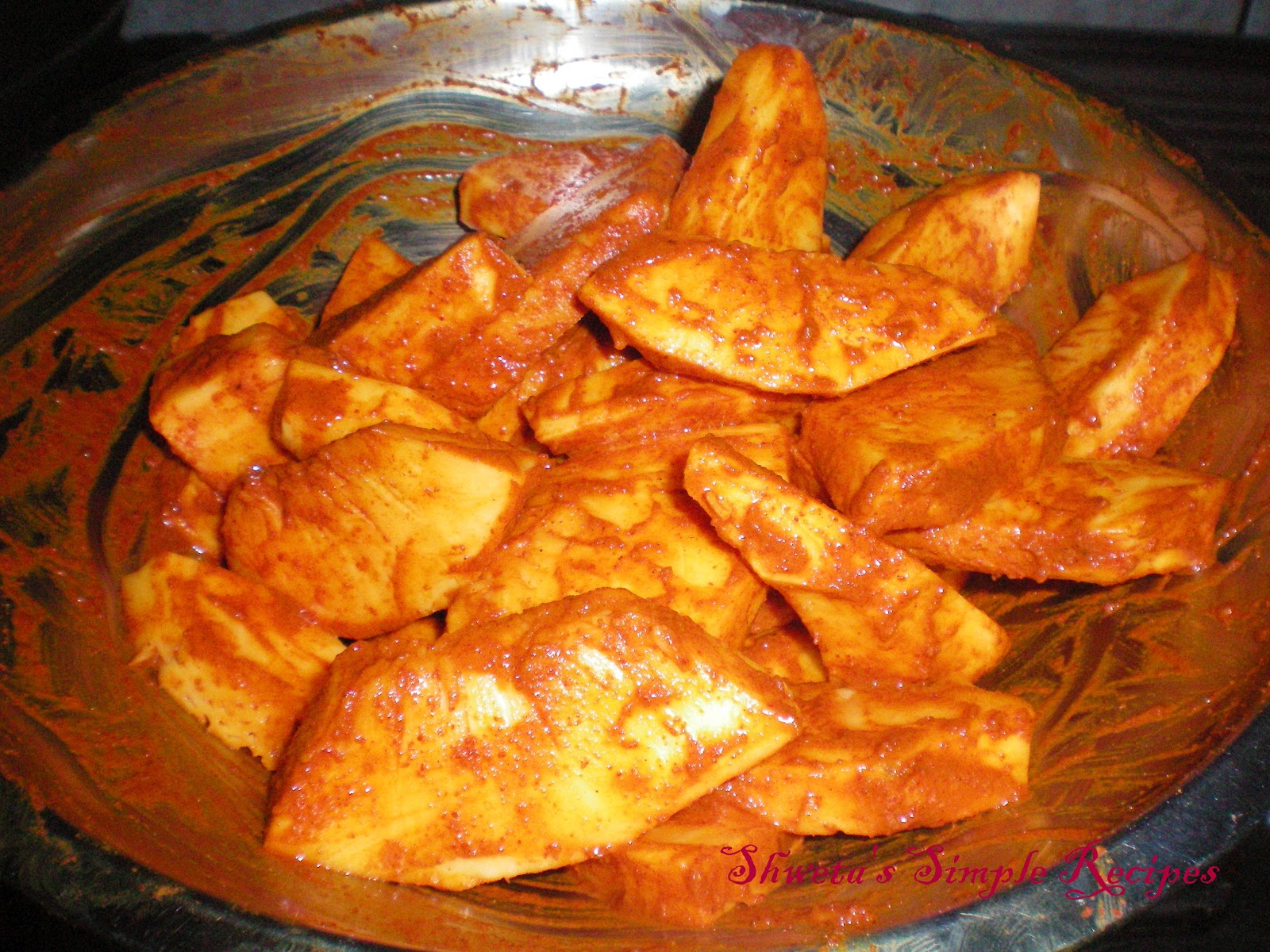 Shweta’s Simple Recipes: Neer Phanasa chi kaapa/Fried Bread Fruit