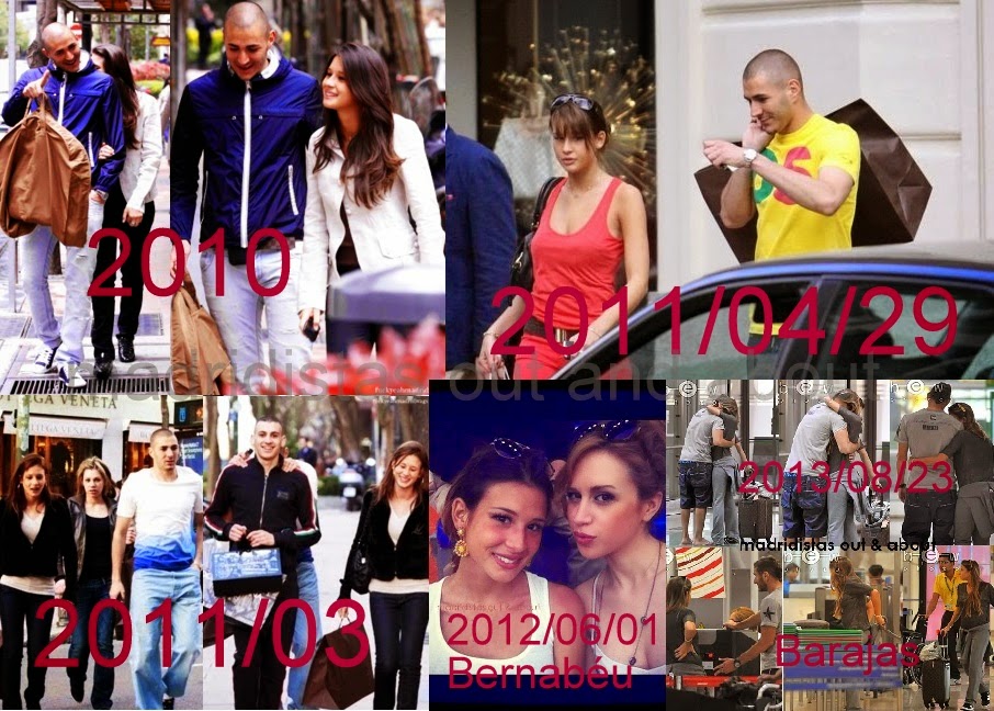 #9 Karim Benzema - Chloé de Launay ~ Madridistas out & about