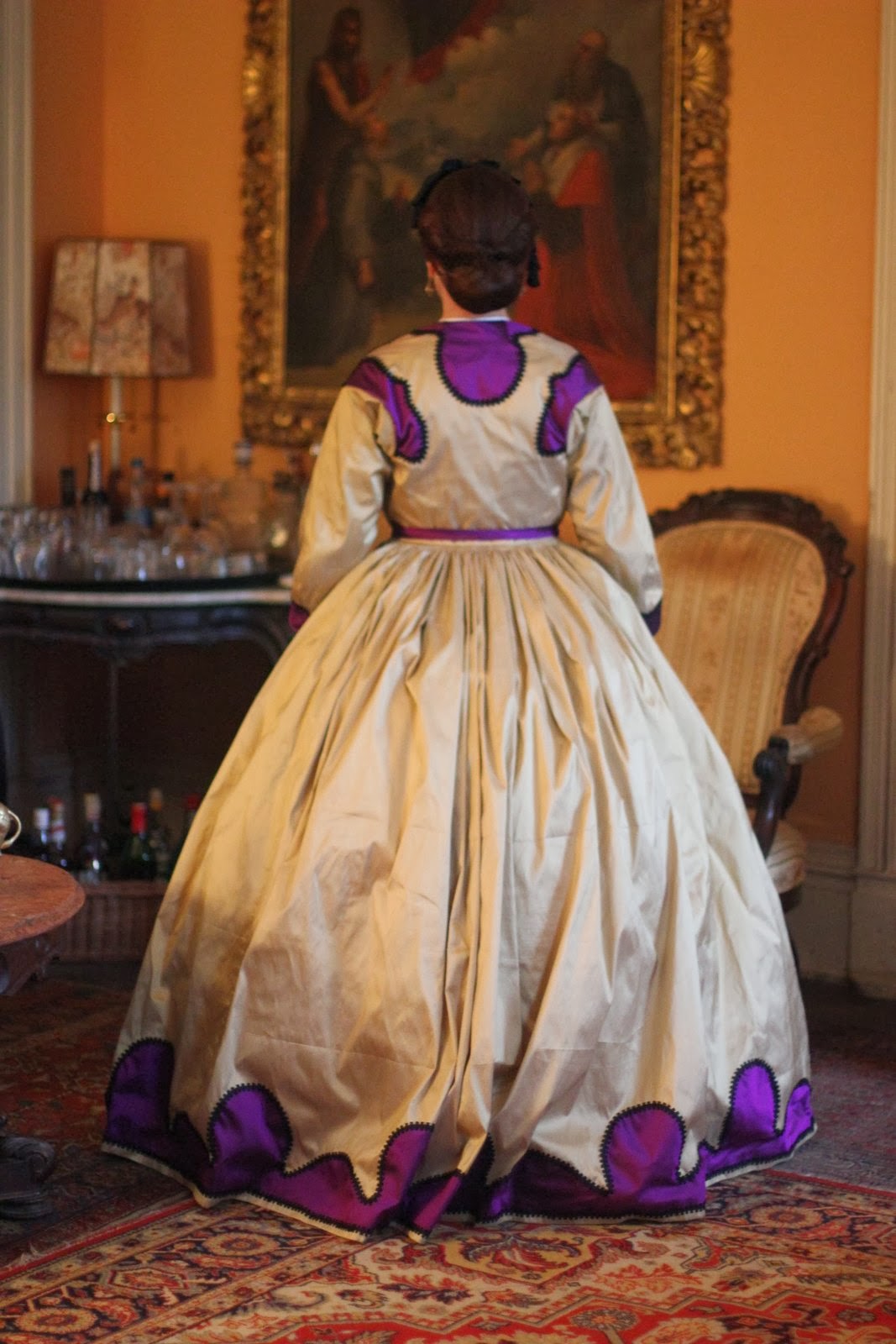 Couture Historique: Welbourne 1863: Silk Wrapper