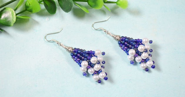 Elegant Jewelry Beads and Accessories: DIY Simple Beaded Cluster ...