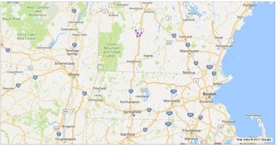 Springfield, VT Police Department: November 2017 Crime Mapping