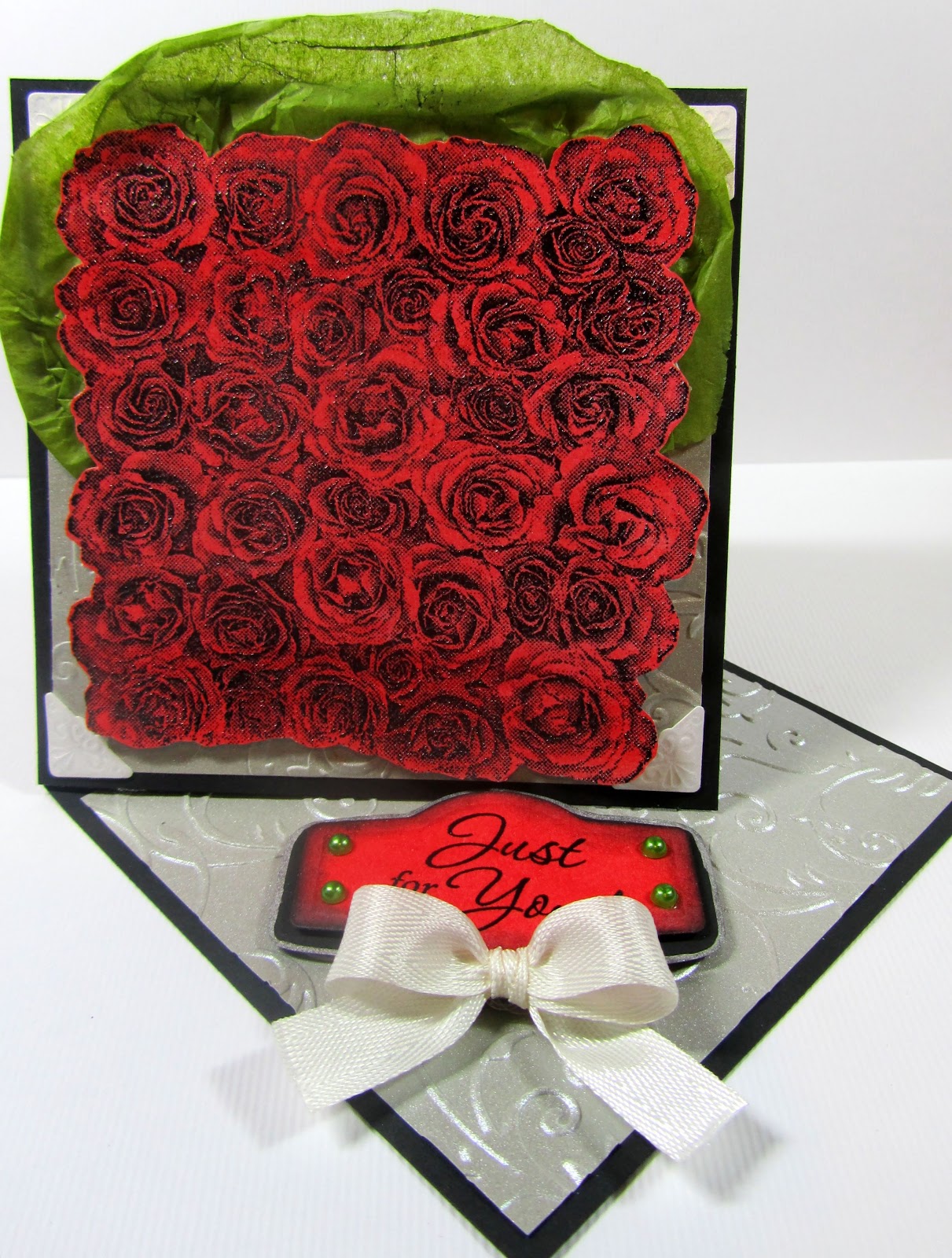 I'm a Little Teapot...: Roses "Just For You!" card