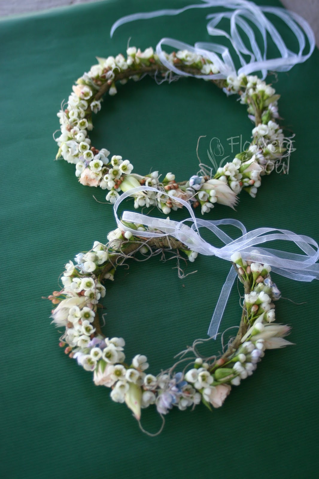 Flowers of Soul: Coronite / Flori de pus in par