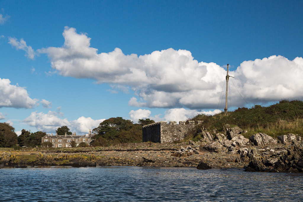 Sea kayaking with seakayakphoto.com: Three priapic pillars of Knockbrex.