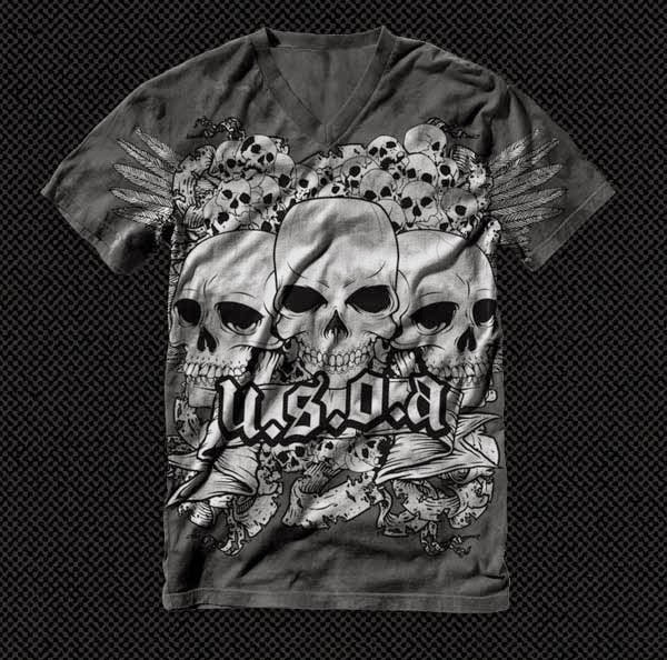 TEMPLATE DESAIN KAOS POLO CDR - Kaos