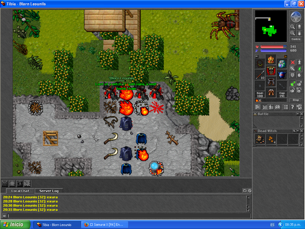 Destino del anime : Tibia