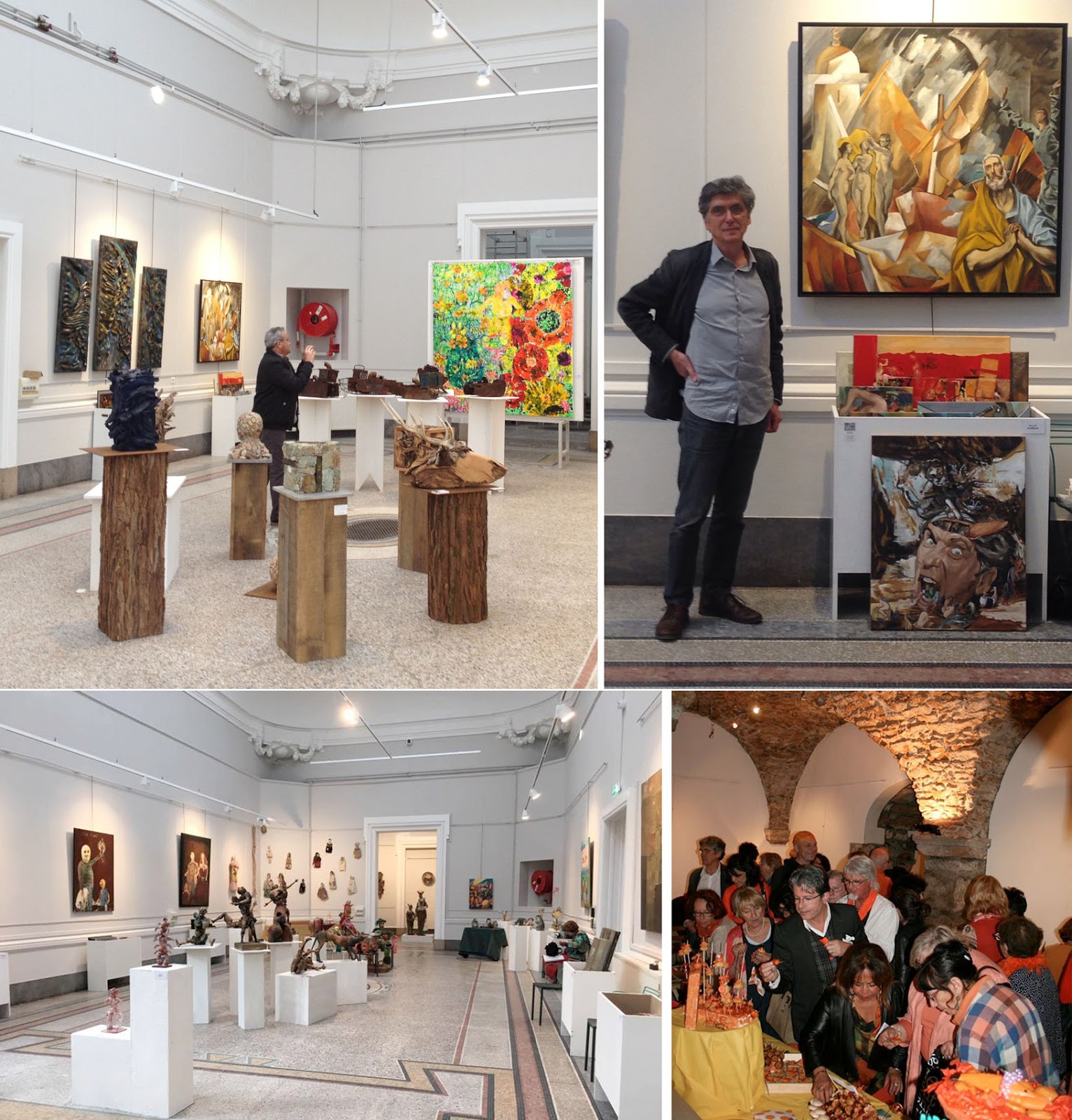 debat art figuration: Douze toiles synchronistiques à Lyon