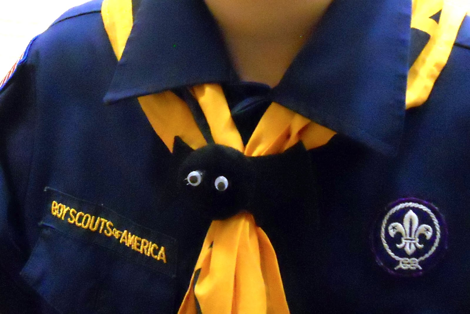 1001 Goals: Cub Scout Bat Neckerchief Slide