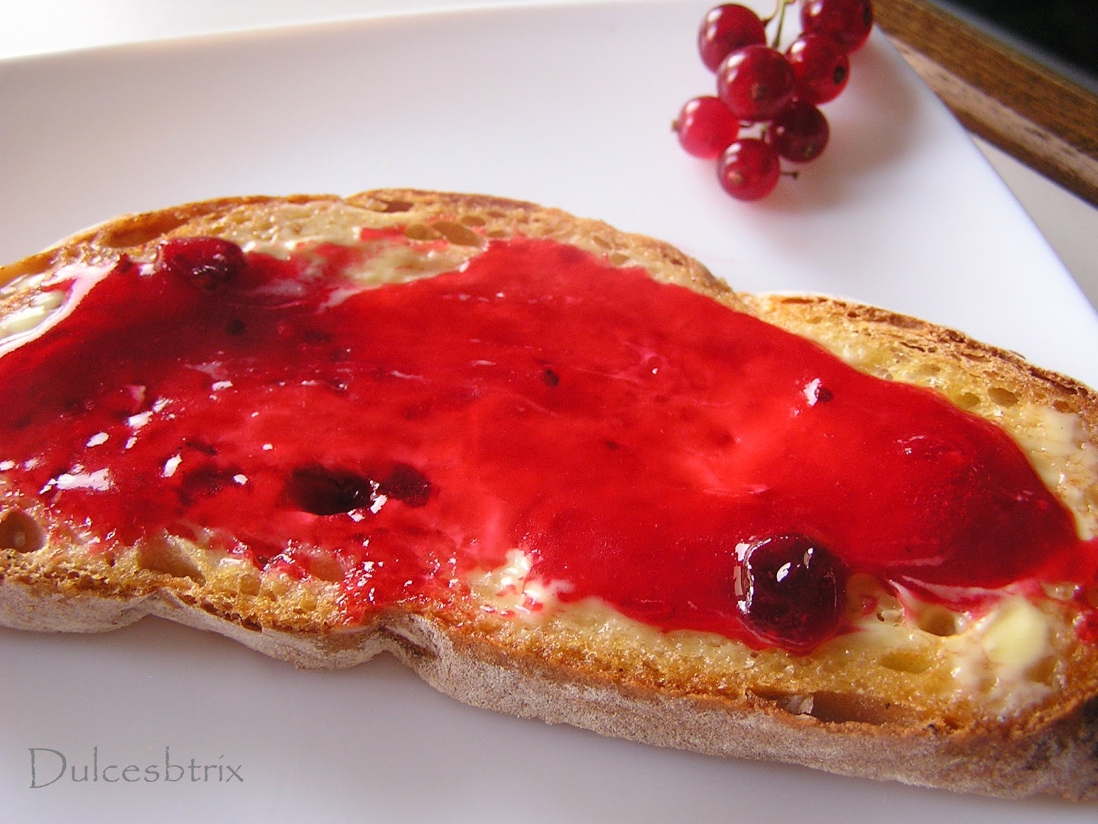 Dulces Btrix: Mermelada de grosellas rojas